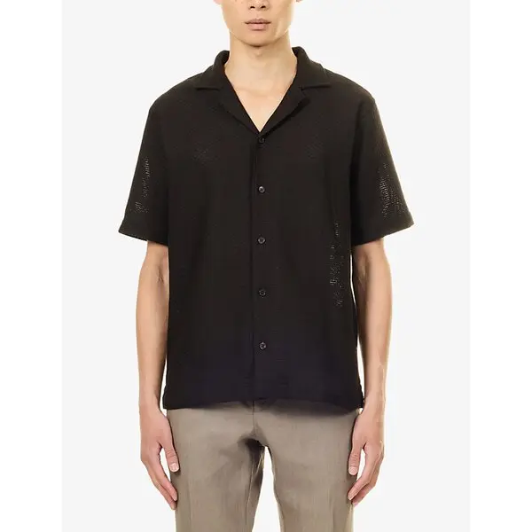 Orlebar Brown Maitan Open-weave Cotton Shirt