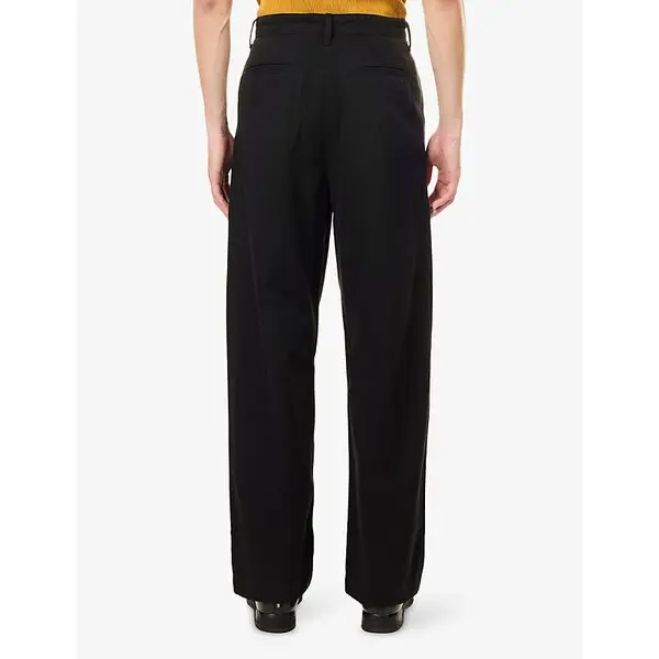 FRAME Relaxed-fit Cotton-canvas Chino Trousers
