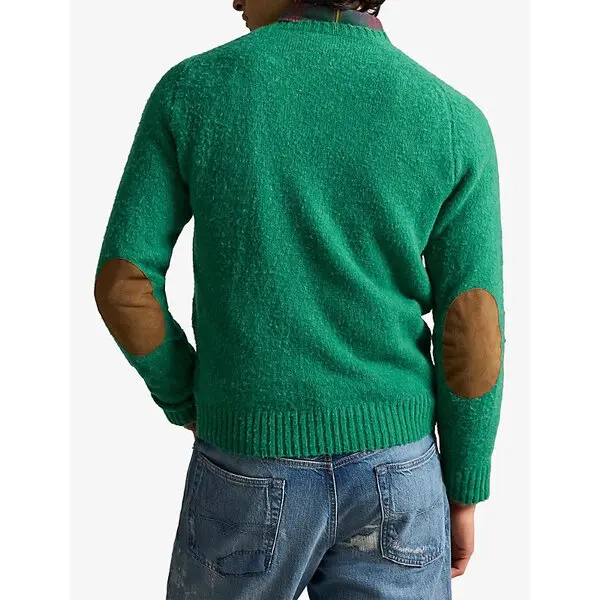 Polo Ralph Lauren Elbow-patch Wool And Cashmere Jumper
