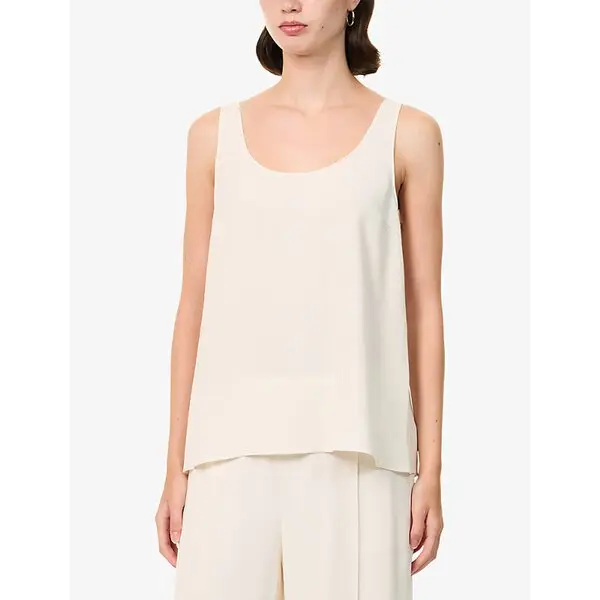 Theory Crepe Woven Tank Top