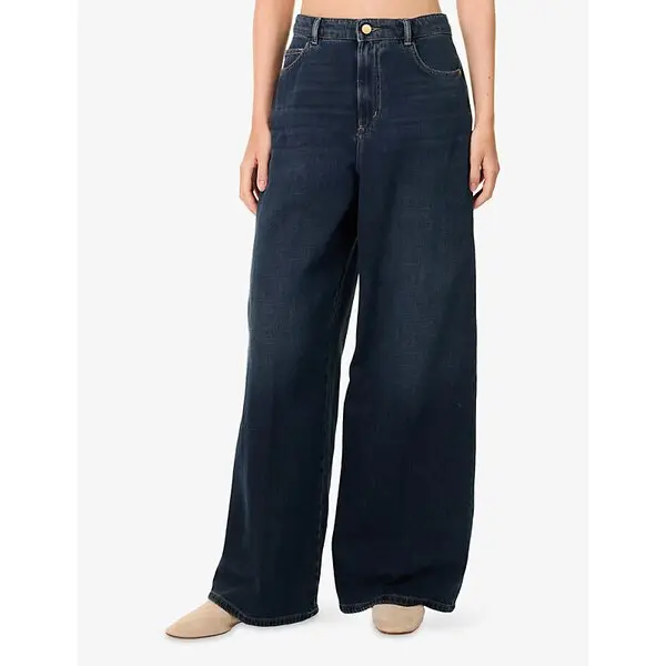 Max Mara Wide-leg Relaxed Denim Jeans