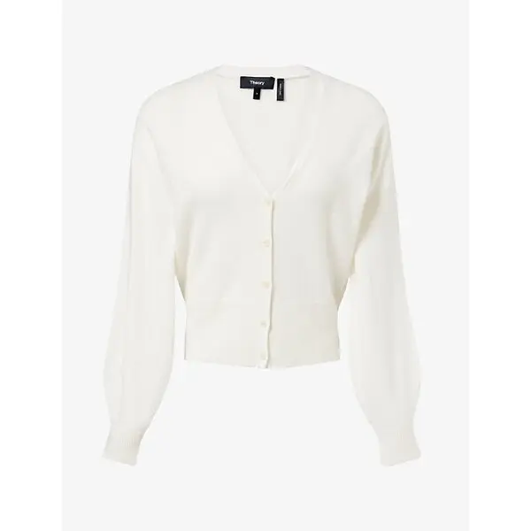 Theory The Cashmere Cardigan - Ivory