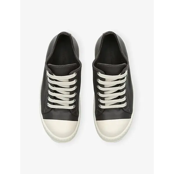 Rick Owens Low Sneaks Leather Trainers