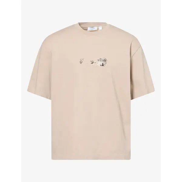 Off-White Spices Arrow Brand-print Cotton T-shirt