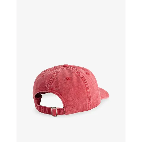 PALMES Western Logo Embroidered Cotton Cap