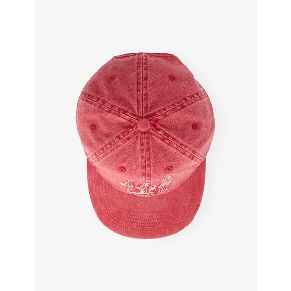PALMES Western Logo Embroidered Cotton Cap