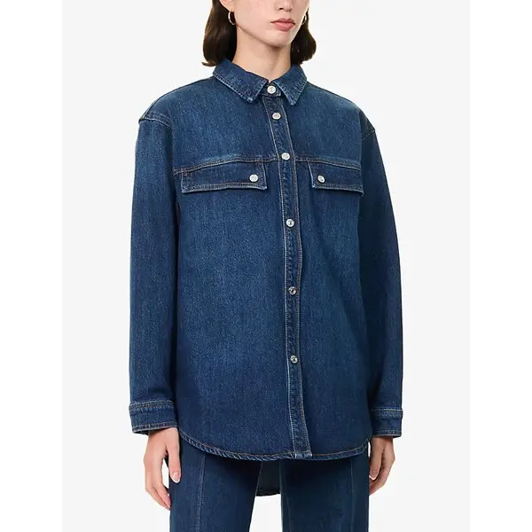 Good American The Denim Overshirt