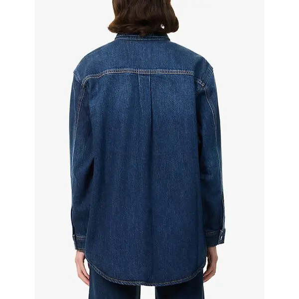 Good American The Denim Overshirt