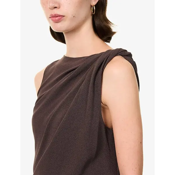Theory Crepe Woven Maxi Dress