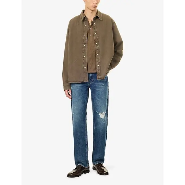 FRAME Relaxed-fit Denim Overshirt