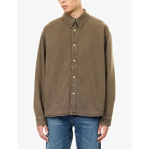 FRAME Relaxed-fit Denim Overshirt
