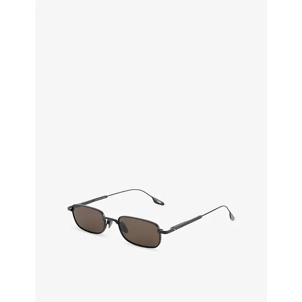 WEARI Vintage Rectangle-frame Titanium Sunglasses