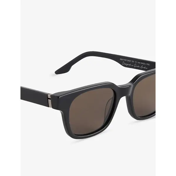 WEARI Prime Rectangle-frame Acetate Sunglasses