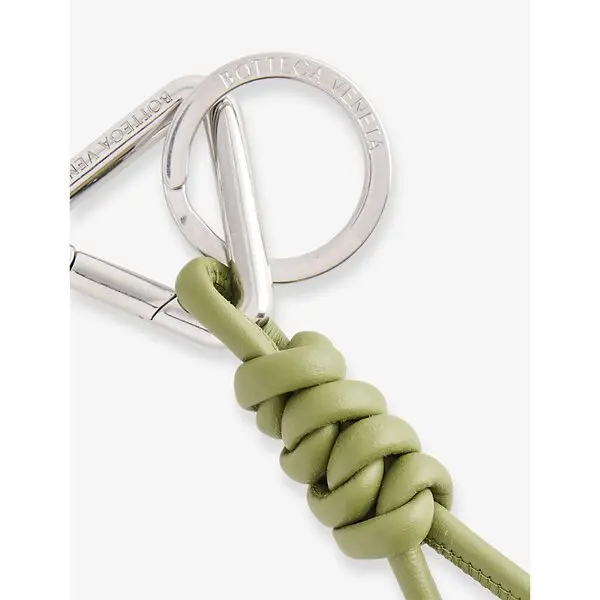 Bottega Veneta Twist Leather Keyring