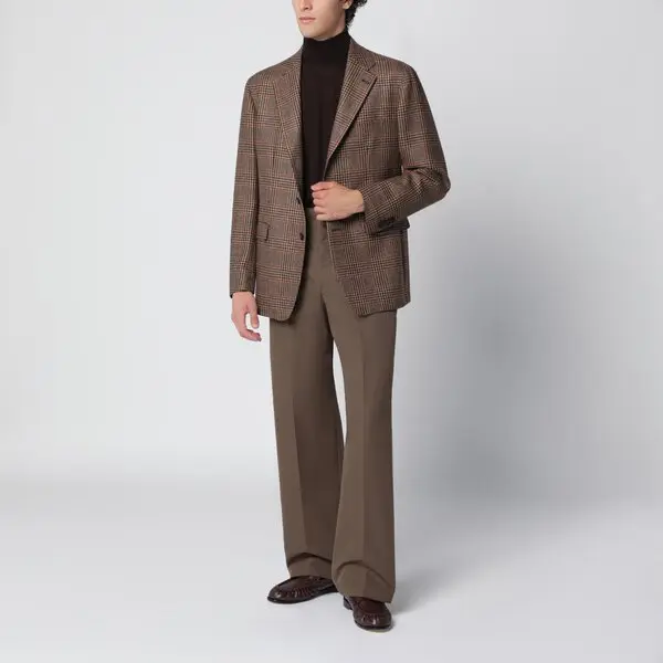Tagliatore Single-breasted Jacket With A Prince Of Wales Check Pattern