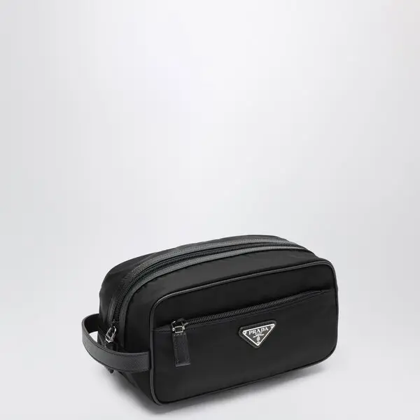Prada Re-nylon And Leather Pouch
