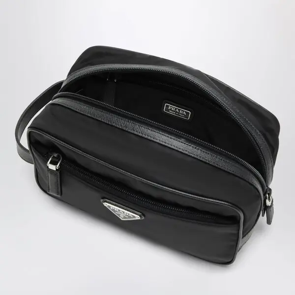 Prada Re-nylon And Leather Pouch