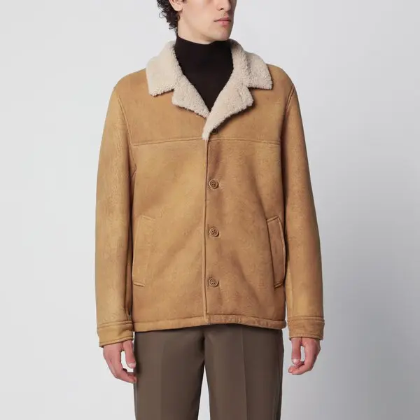 SALVATORE SANTORO Leather Shearling Jacket