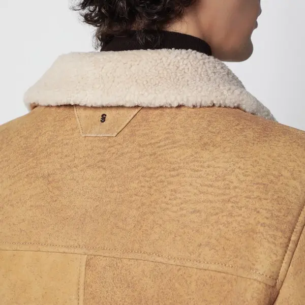 SALVATORE SANTORO Leather Shearling Jacket