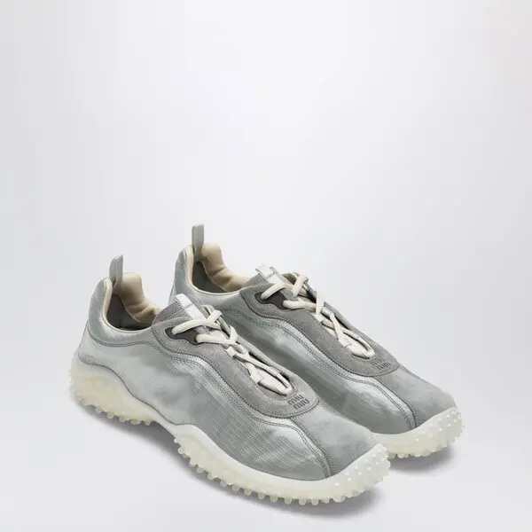 Miu Miu Cloud- Bubble Trainers In Technical Fabric And Suede