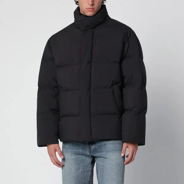 Saint Laurent Quilted High-neck Jacket