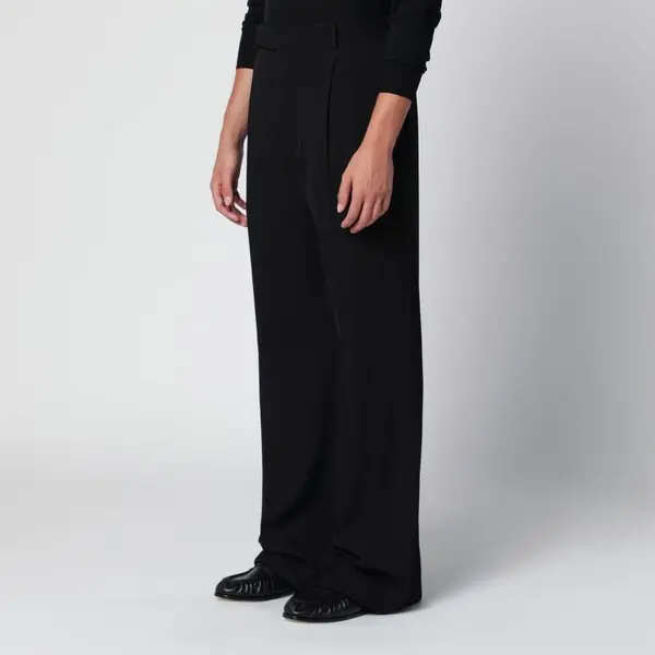 Saint Laurent Tailored Trousers With Pinstripe Pattern