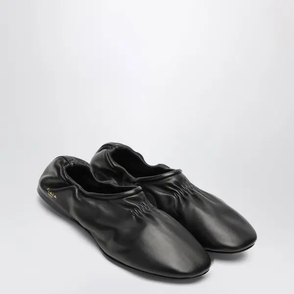 Alaïa Soft Slippers In Leather