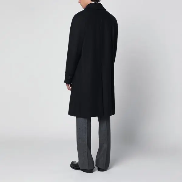 LARDINI Single-breasted Coat In Wool And Cashmere
