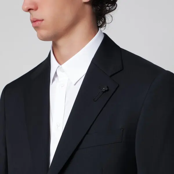 LARDINI Single-breasted Jacket In Wool