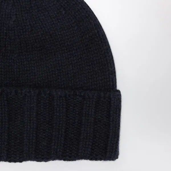 DRUMOHR Navy Cashmere Beanie