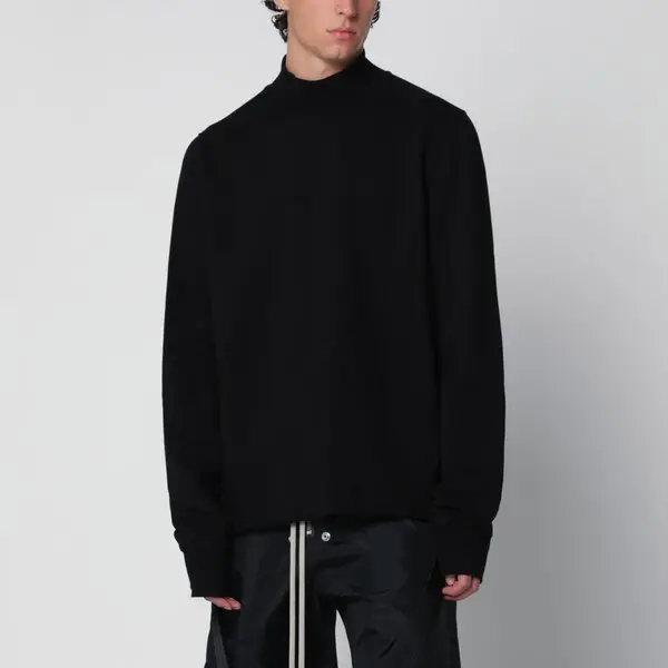 Rick Owens Sweatshirt In Cotton - Black
