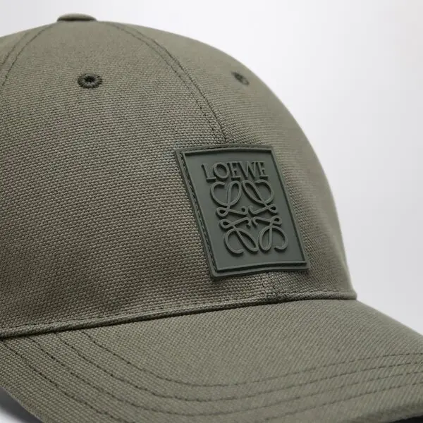 Loewe Khaki Hat With Anagram Logo