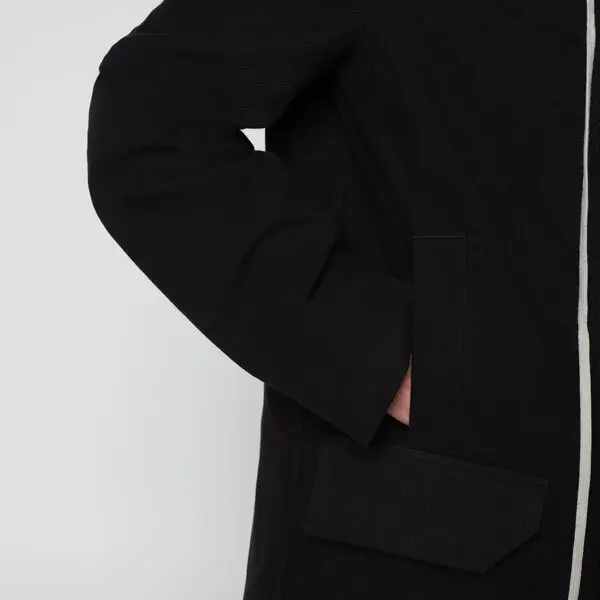 Rick Owens Long Cotton Twill Megaparka