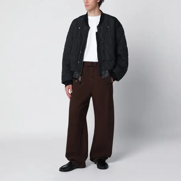 MAISON MARGIELA Dark Reversible Bomber In Nylon