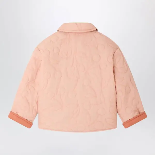 Bonpoint Reversible Quilted Molly Jacket With Cherries