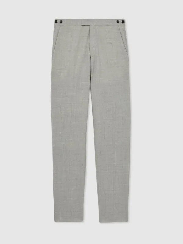 REISS Puppytooth-check Suit Trousers Slim-fit