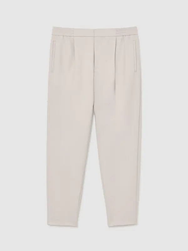 REISS Cleric Technical Elasticated-waist Tapereds