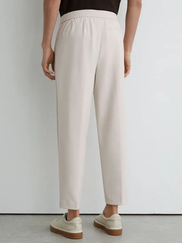 REISS Cleric Technical Elasticated-waist Tapereds