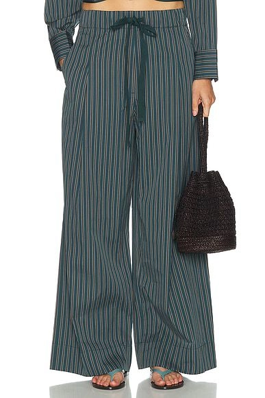 A.L.C. James Pant - Carbon Blue Multi