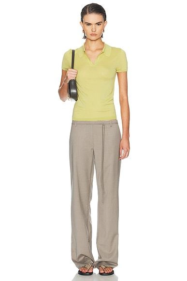 EAVES Emaw Knit Polo