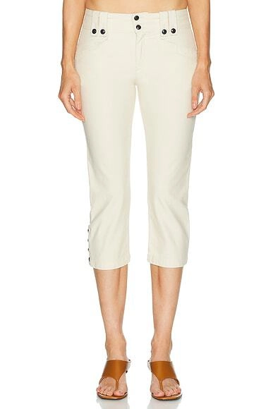 Isabel Marant Étoile Berna Capri Pant - Ecru