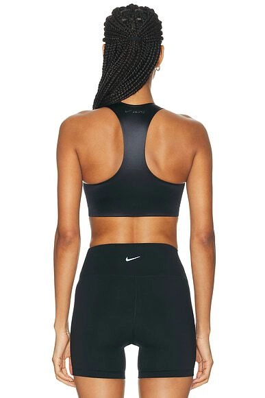 NIKESKIMS Shine Racerback Zip Front Bra