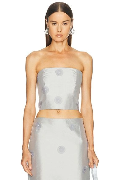 MARLIES GRACE Marlies Top - Silver Grey