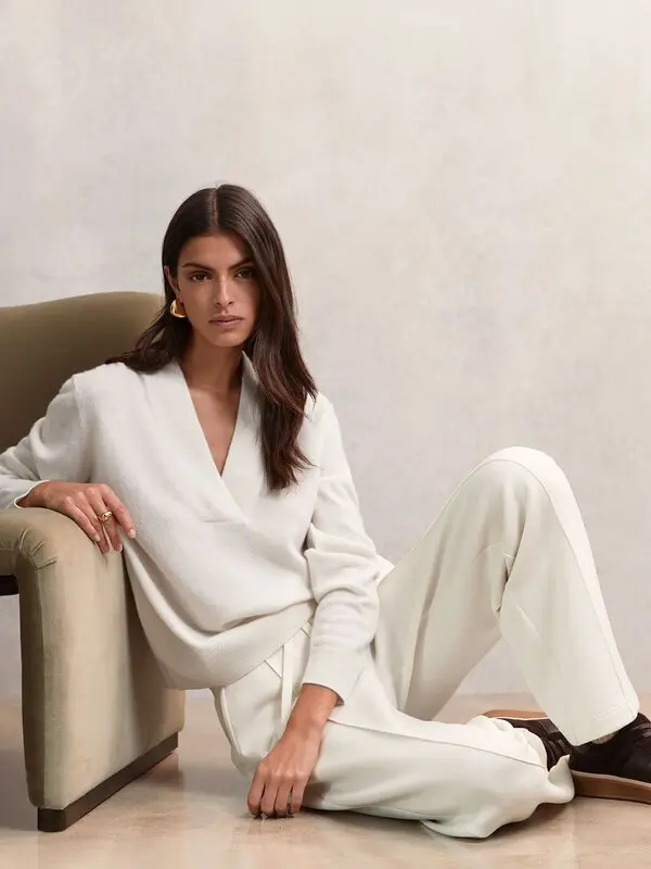 REISS Cashmere V-neck Jumper