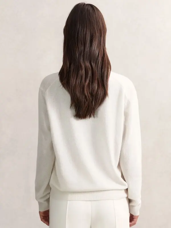 REISS Cashmere V-neck Jumper