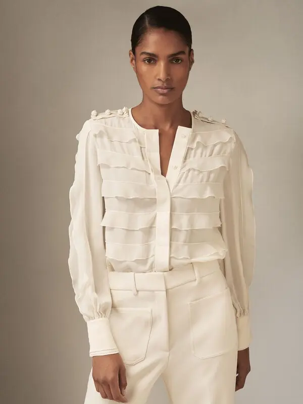 REISS Royal Ballet Ruffle Blouse