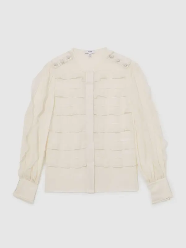 REISS Royal Ballet Ruffle Blouse