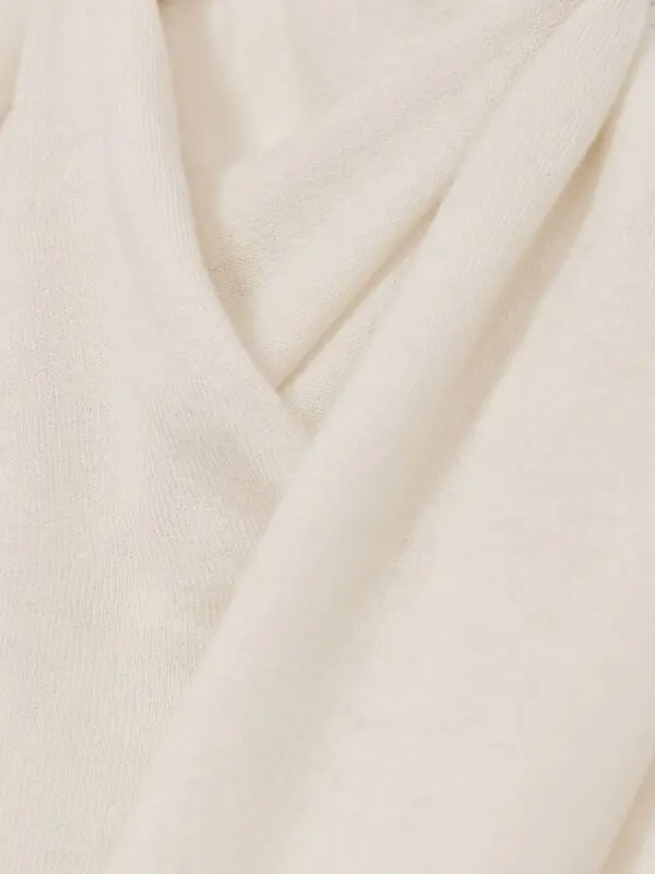 REISS Wool Scarf-tie Draped Jumper