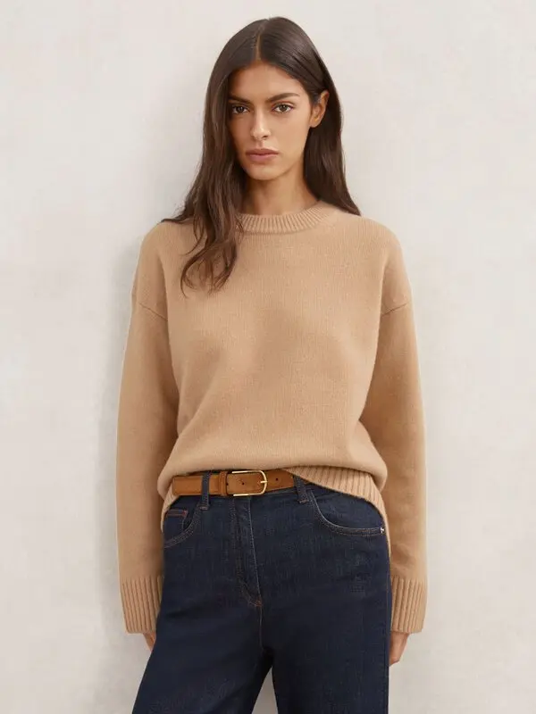 REISS Wool-cashmere Crew-neck Jumper