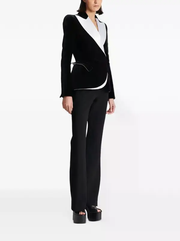 Balmain Two-tone Velvet Blazer